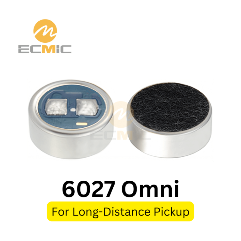 6mm Back Electret Condenser Microphone Capsule - ECMIC