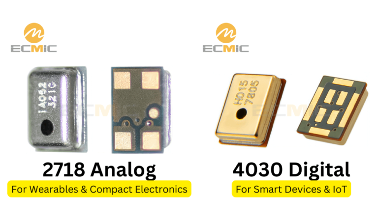 Digital vs. Analog MEMS Microphones: Differences & Application Scenarios - ECMIC